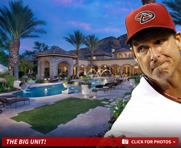 Randy Johnson -- Selling AZ Mansion ... Movie Theater. Gym. Waterslide ...