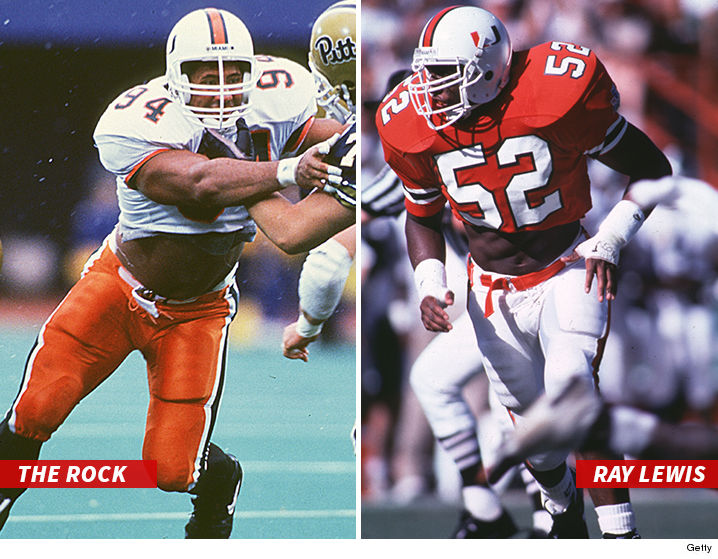 Ray Lewis Claims He and The Rock Smelled Greatness in College | TMZ.com