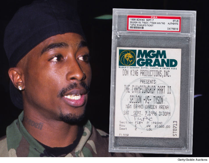 Tupac's Tyson Fight Ticket from Night of Shooting Up for Auction | TMZ.com