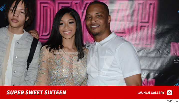 T.I. Gives Sentimental Speech at Daughter Deyjah's Sweet 16 Birthday ...