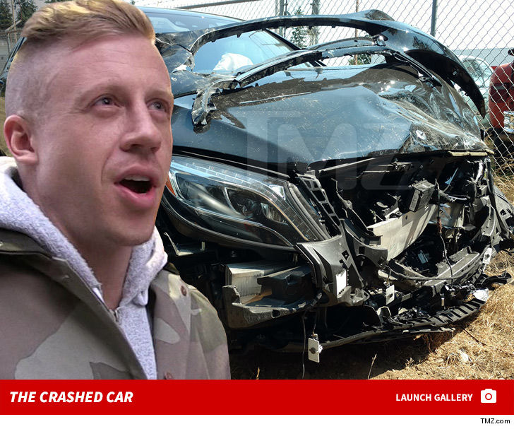 Macklemore's Destroyed Maybach Revealed in First Pics After Collision ...