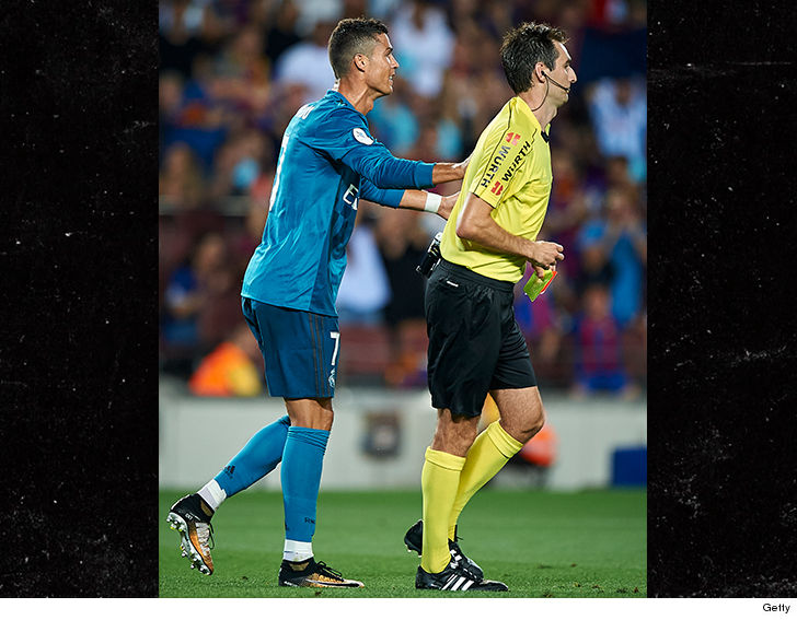 Cristiano Ronaldo Gets 5 Game Ban for Pushing Ref | TMZ.com