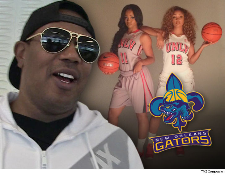 Master P Signs Gonzalez Twins To New Coed Basketball League | TMZ.com