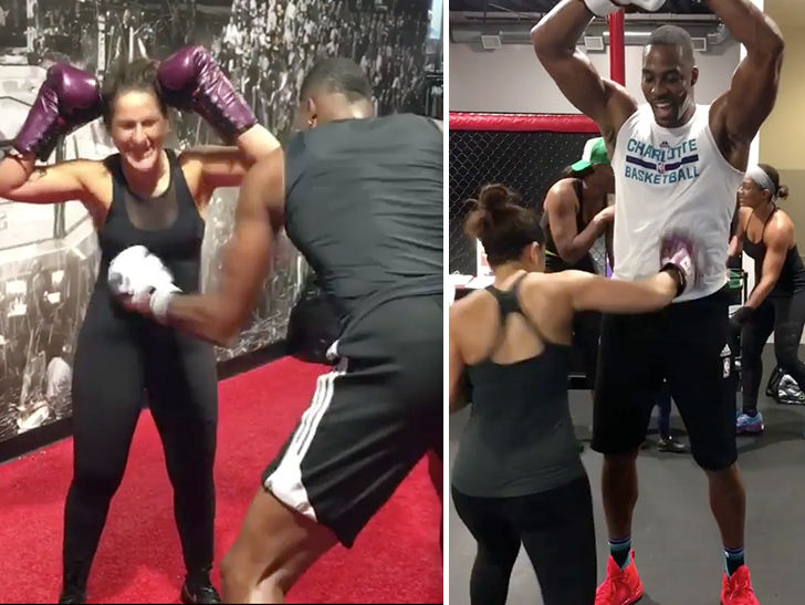Dwight Howard Trades Blows with Female Fighter | TMZ.com