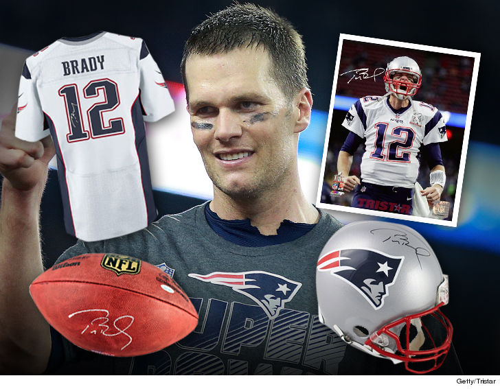 Tom Brady's Personal Autograph Session Prices Go Up ... Since March ...
