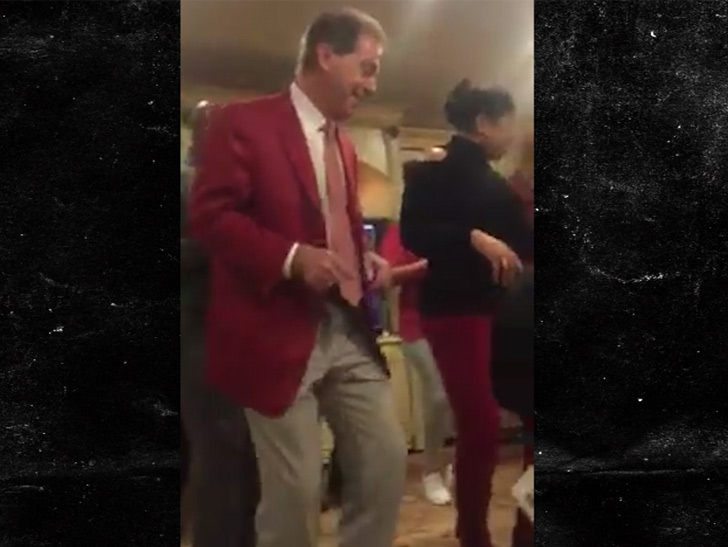 Alabama Football Coach Nick Saban Dances to Win Over High School ...