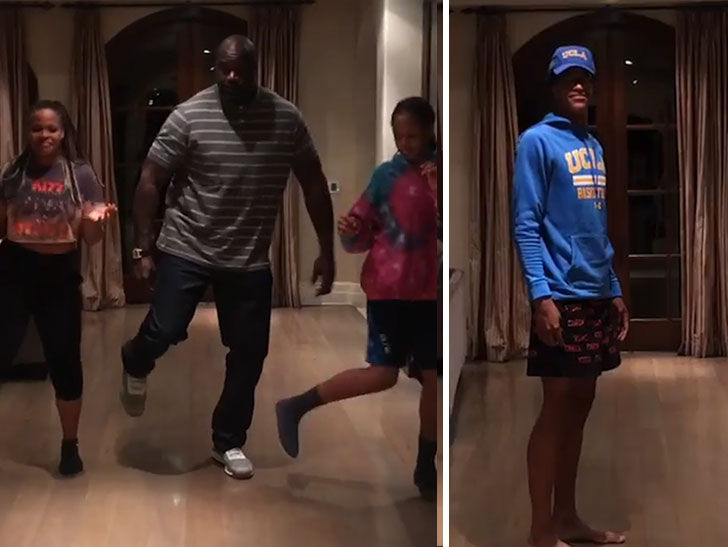 Shaq Celebrates Shareef's UCLA Decision With Family Dance Video! | TMZ.com