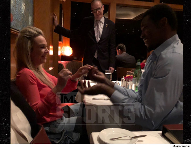 Aldon Smith Gets Engaged In Front of Joe Montana! | TMZ.com