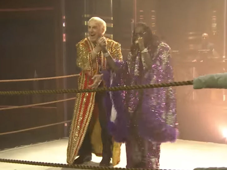 Offset & Ric Flair Hit Fallon Stage Together | TMZ.com