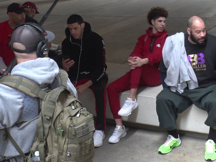 Ball Family Returns From Lithuania, Lots Of Long Faces | TMZ.com