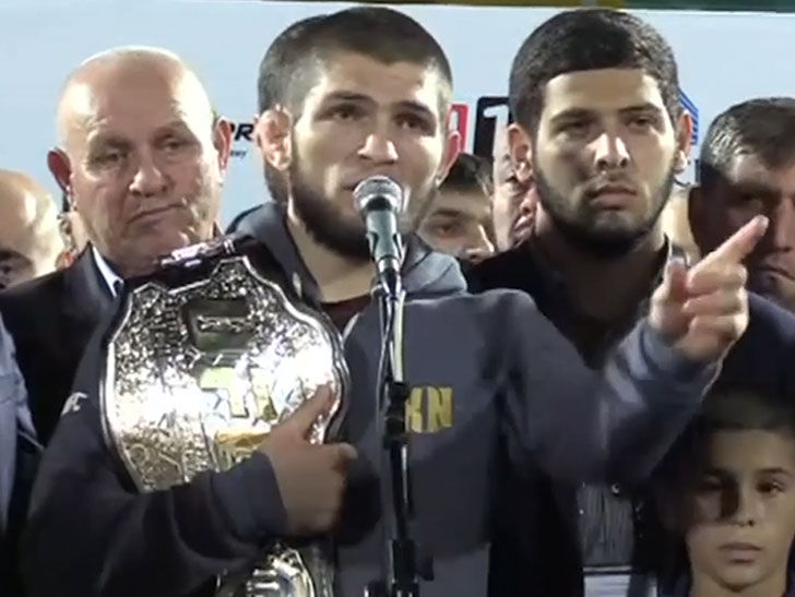 Khabib Gets Hero's Welcome In Dagestan, 'You Inspired Me!' | TMZ.com