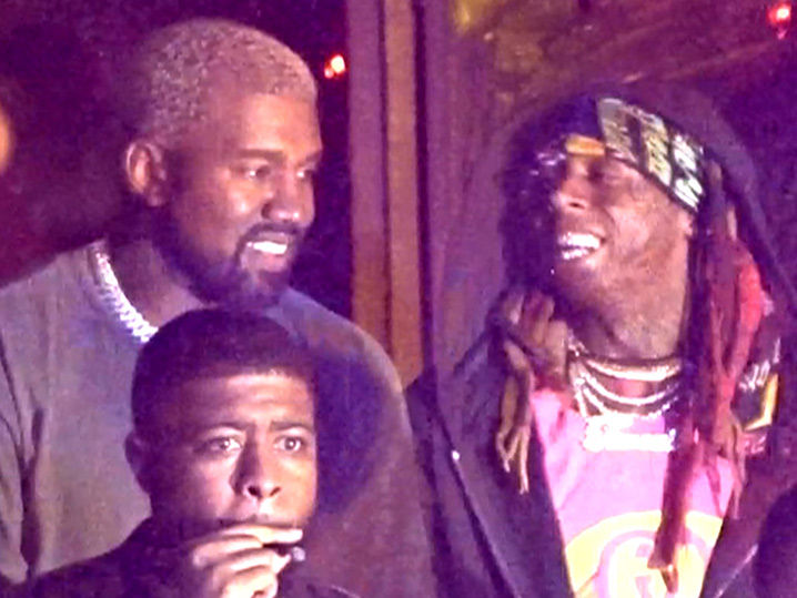 Kanye West and Lil Wayne Chill Together in Miami Nightclub | TMZ.com