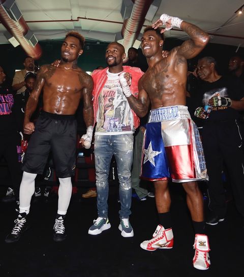 Charlo Twins with Floyd Mayweather -- Double Trouble | Photo 1 | TMZ.com