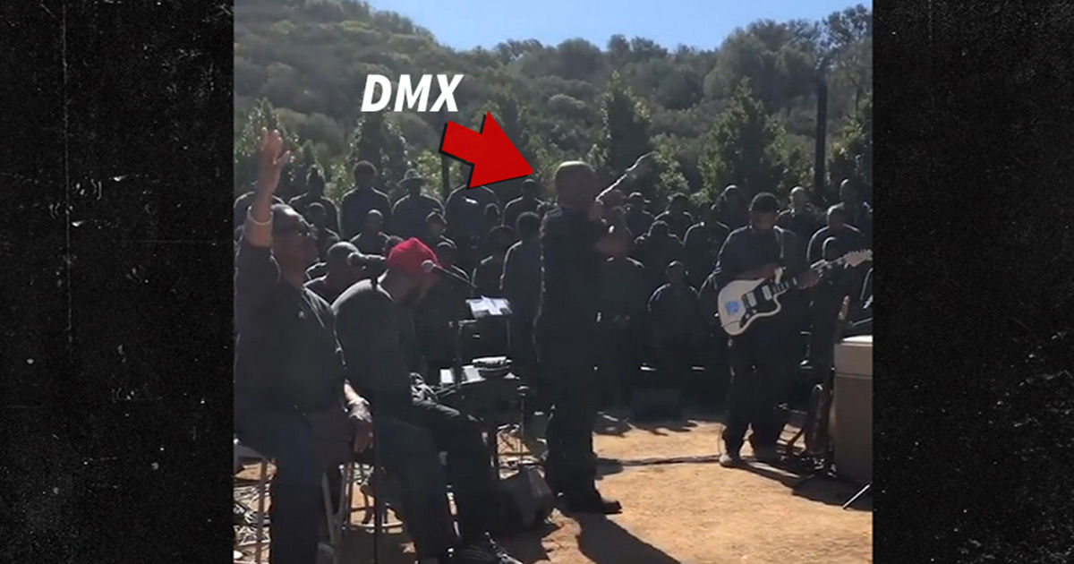 DMX Kicks Off Kanye's Latest Sunday Service with a Prayer | TMZ.com