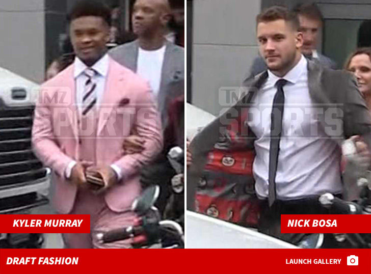 NFL Draft Prospects Swag Out, Kyler Murray Rocks Pink Suit! | TMZ.com