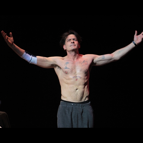 Charlie Sheen -- Two and a Half Abs | Photo 1 | TMZ.com